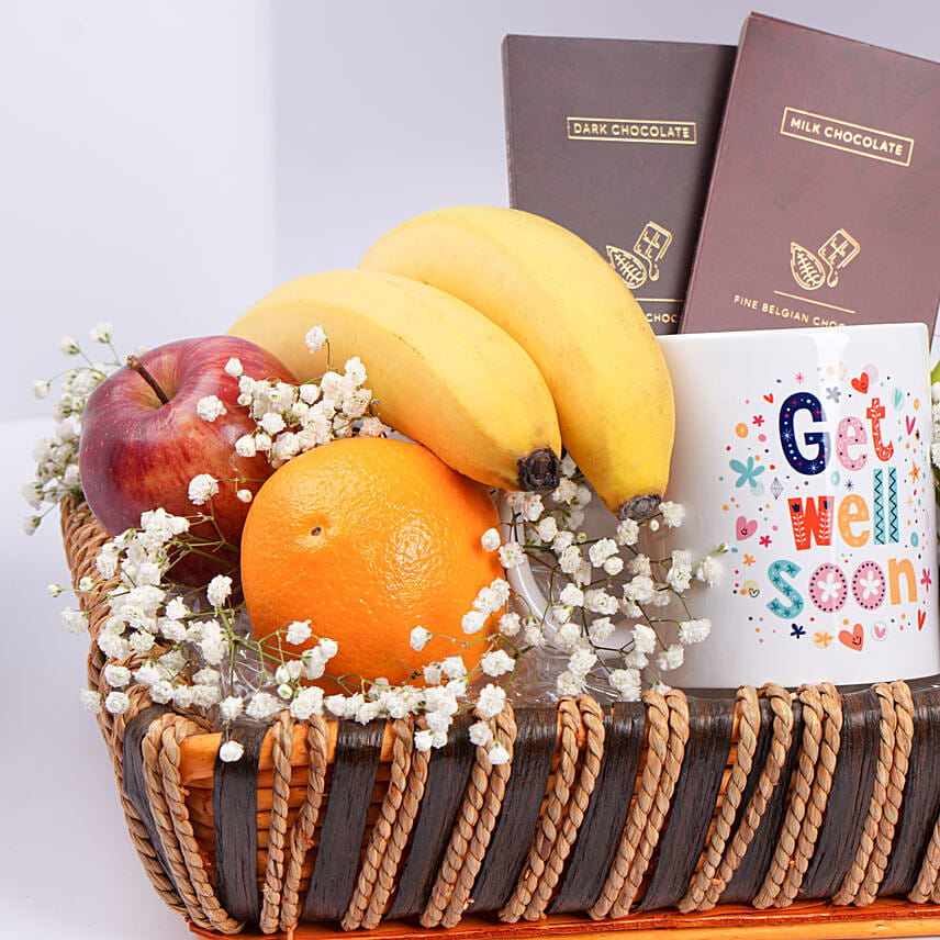 Online Get Well Soon Fruit Basket Gift Delivery in UAE - FNP