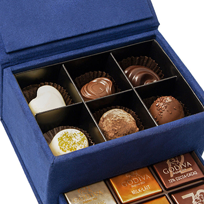 Online Godiva Royal Gift Box Mini Navy Blue Gift Delivery in UAE - FNP