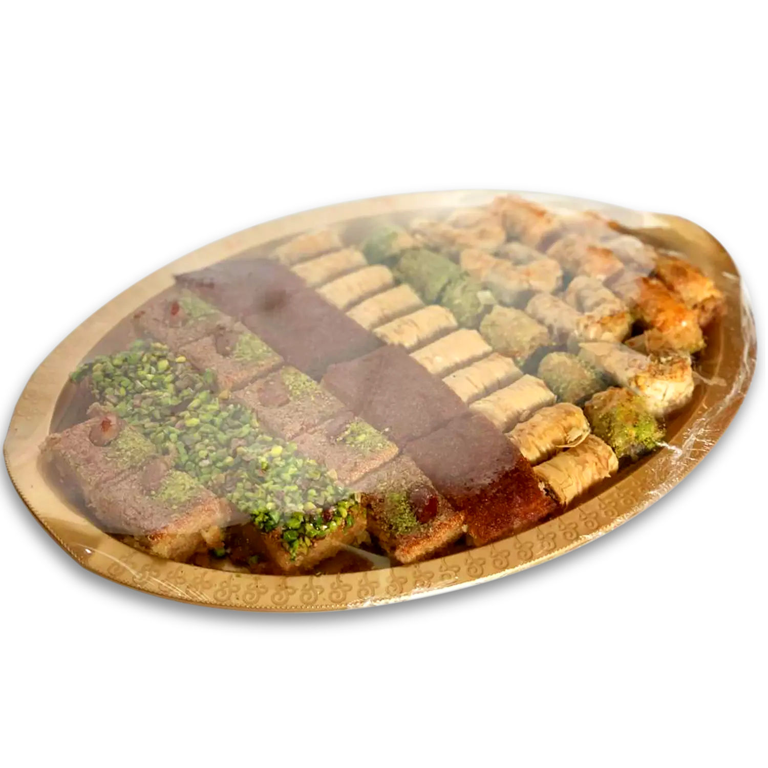Online Arabic Assorted Sweets Tray Gift Delivery in Qatar - FNP