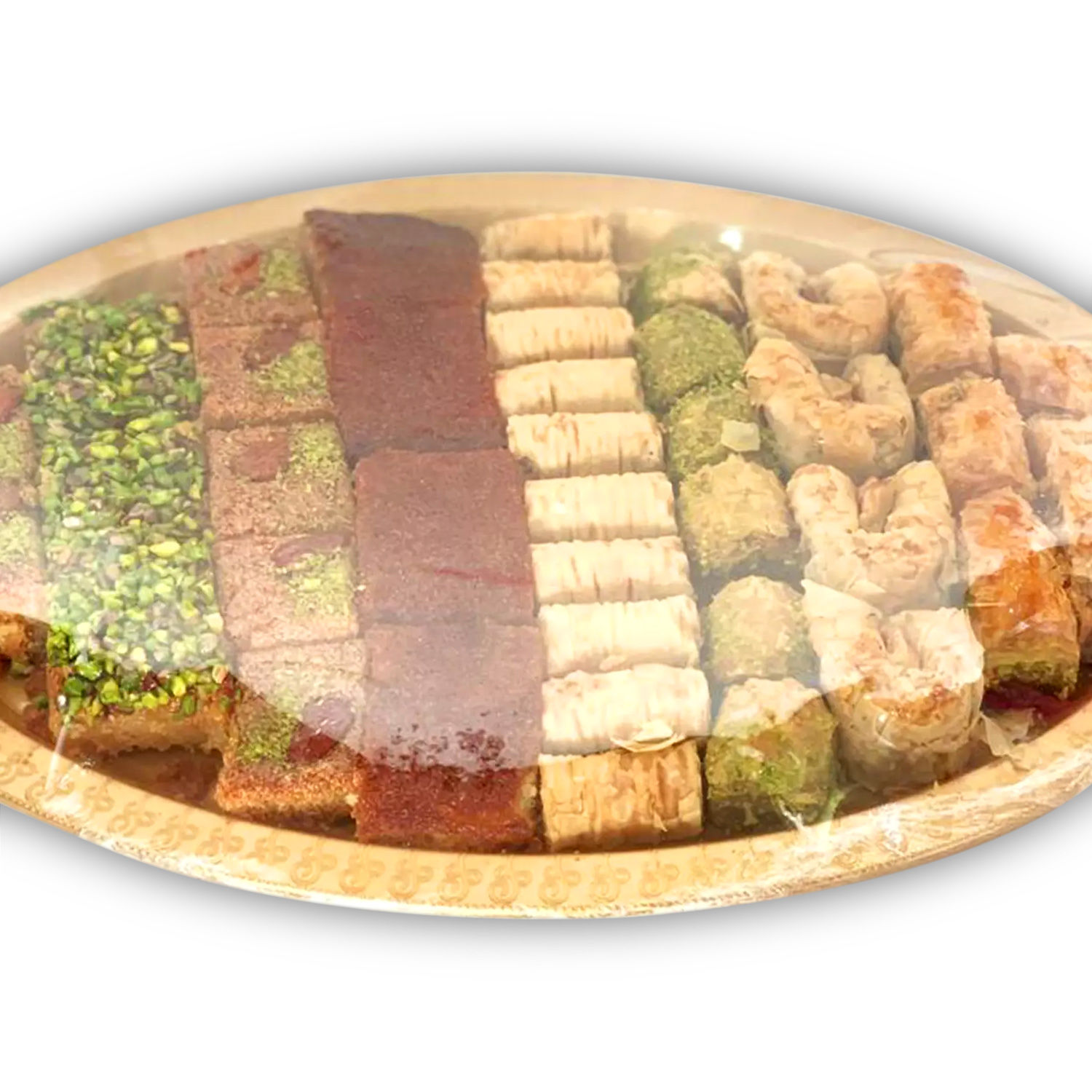 Online Arabic Assorted Sweets Tray Gift Delivery in Qatar - FNP