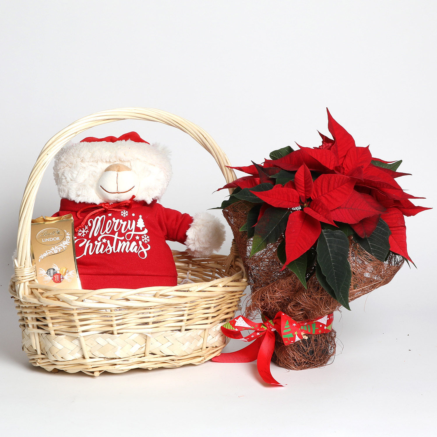 Online Fluffy Merry Christmas Basket Gift Delivery in UAE - FNP