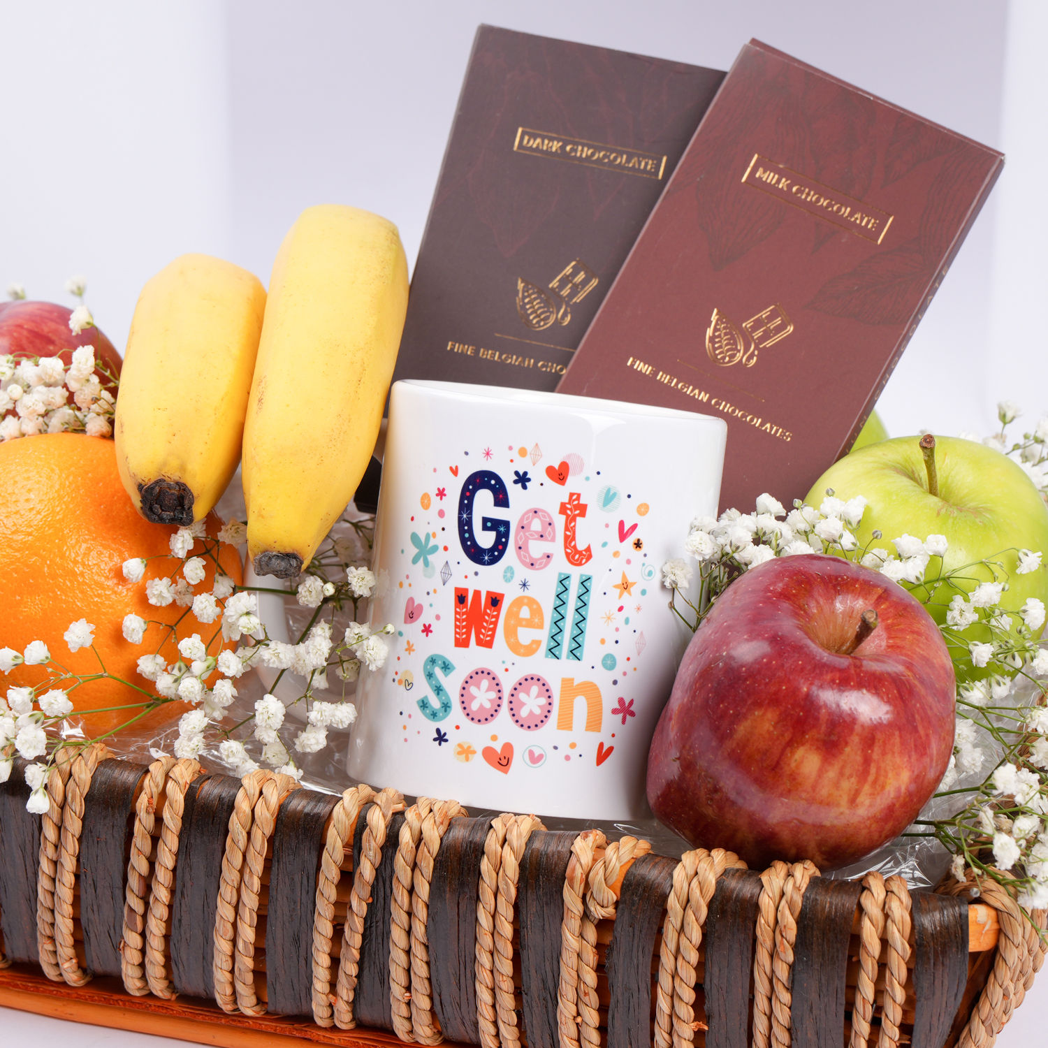 Online Get Well Soon Fruit Basket Gift Delivery in UAE - FNP