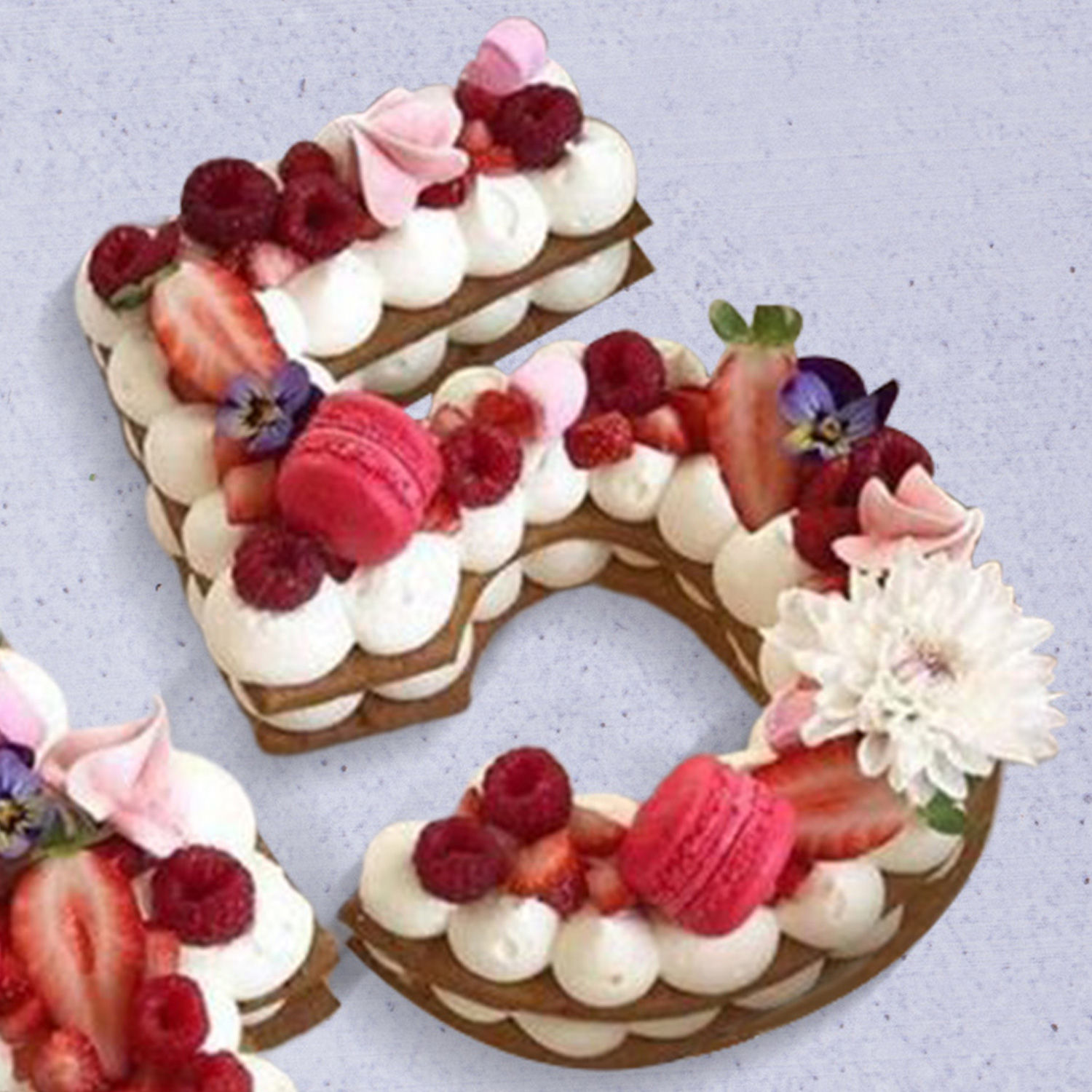 Online Number 45 Designer Vanilla Cake Gift Delivery in UAE - Ferns N ...